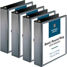 Business Source Round-ring View Binder | OfficeSupply.com