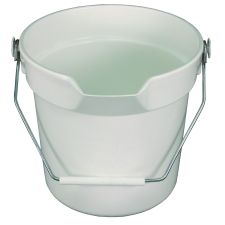 Impact Deluxe Heavy-Duty Bucket, 10 qt, Polypropylene, Gray, 10.63" dia ...