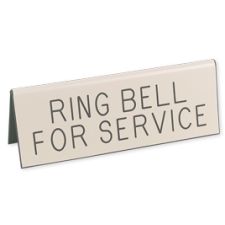Engraved Table Tent Sign, 2" x 5 3/4" (1/PK) | OfficeSupply.com