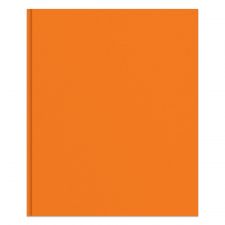 2-Pocket Paper Folder with Prongs, Letter Size, Orange | OfficeSupply.com