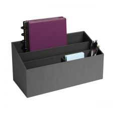 Gray 4-Compartment Desk Caddy - ODFN818234 | OfficeSupply.com