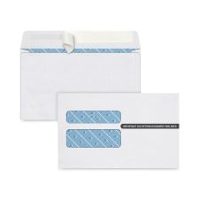 TOPS W-2 Self-Seal Security Tinted Double Window Envelope, Square Flap ...