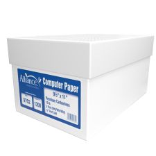 Alliance 3-Part Carbonless Computer Paper, 9-1/2" x 11", White, Ream Of ...