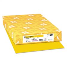 Astrobrights Color Paper, 24 lb Bond Weight, 11 x 17, Solar Yellow, 500 ...