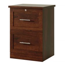 17"D Vertical 2-Drawer File Cabinet, Mulled Cherry | OfficeSupply.com