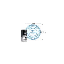 Custom 2000 Plus® PrintPro™ R50, Round/Circle Self-Inking Stamp, 1-7/8 ...