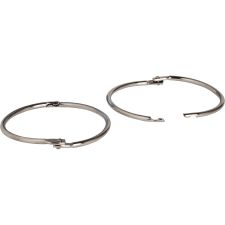 Sparco Book Rings, 3" Diameter, Silver, Box Of 10 | OfficeSupply.com