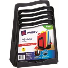 Avery Adjustable File Rack, 5 Compartment(s), 11.5"H x 8"W x 10.5"D ...