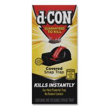 d-CON Ultra Set Covered Snap Trap, Plastic, 6/Carton | OfficeSupply.com