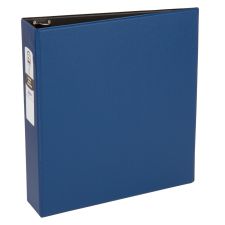 Avery Economy 3-Ring Binder, 2" Round Rings, 50% Recycled, Blue | OfficeSupply.com