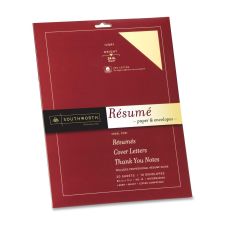 Southworth 25% Cotton Resume Paper/Envelope Kit | OfficeSupply.com