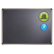 Quartet Euro Embossed Unframed Foam Bulletin Board, 36" x 48", Black ...