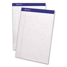 Ampad Perforated Writing Pads, Wide/Legal Rule, (50) White 8.5 x 11 ...