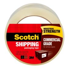 Scotch Commercial Grade Shipping Packing Tape, 1 Tape Roll, 1 7/8 in x ...