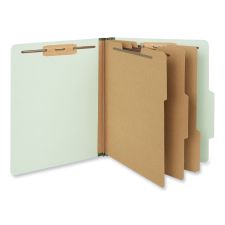 Universal Pressboard Classification Folders, 2/5 Tab: Right of Center ...