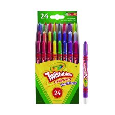 Crayola Twistables Fun Effects Mini Crayons, Miniature Size, 0.44" x 4 ...