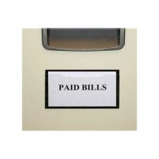 Tatco Magnetic Label Holders, 2 3/8" x 4 3/8", White, Pack Of 10 ...