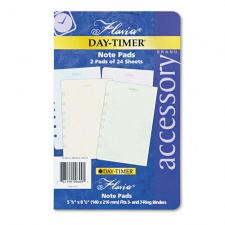 Day-Timer Flavia Note Pads with Four Designs, 5-1/2 x 8-1/2, Two 24 ...