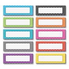 Teacher Created Resources Chevron Labels Magnetic Accents, Chevron ...