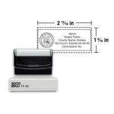 2000 Plus PI 50 Pre-inked Notary Stamp (1/PK) | OfficeSupply.com