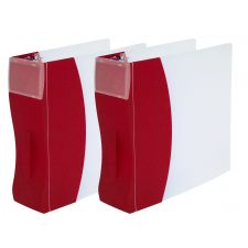 Storex DuraTech Binder, 3-Inch, D-Ring, Red (Case of 2) | OfficeSupply.com