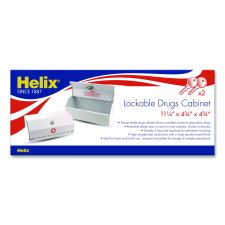 Maped Helix Metal Lockable Wall-Mounted Drug Cabinet,11.5 x 4.24 x 4.75 ...