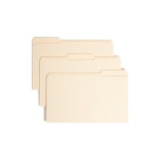 Smead Manila Folders With SafeSHIELD Coated Fasteners, Legal Size, Box ...
