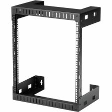 StarTech.com 2-Post 12U Heavy-Duty Wall-Mount Network Rack, 19" Open ...