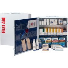 First Aid Only 3-shelf 100-person First Aid Kit | OfficeSupply.com
