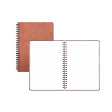 Blue Sky ASMBLD Faux Leather Wirebound Notebook, 1-Subject, Medium ...