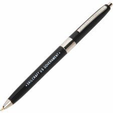 SKILCRAFT AbilityOne Retractable Ballpoint Pens, Fine Point, Black Ink ...