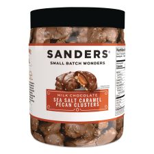 Sanders Small Batch Wonders Sea Salt Caramel Pecan Clusters, 16 oz Tub ...