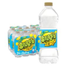 Splash Refresher Lemon Flavor Water Beverage 16.9 FL OZ Plastic Bottle ...