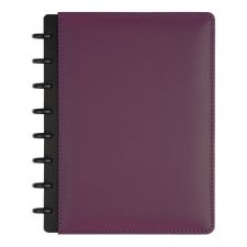 TUL Discbound Notebook With Leather Cover, Junior Size, Narrow Ruled ...