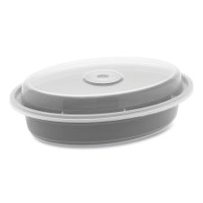 Pactiv Evergreen Newspring VERSAtainer Microwavable Containers, Oval ...