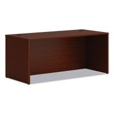 HON Mod Desk Shell, 66" x 30" x 29", Traditional Mahogany ...