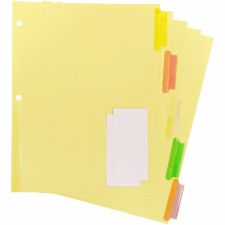Business Source Insertable Tab Ring Binder Indexes, 8-1/2" x 11 ...