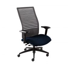 Global Loover Weight-Sensing Synchro Chair, High-Back, 42"H x 25 1/2"W ...