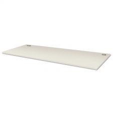 HON Voi Rectangular Worksurface, Two Grommets, 48" x 24" x , White ...
