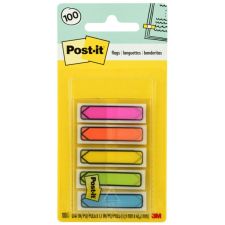 Post-it Notes Arrow Flags, 1-3/4" x 1/2", Assorted Bright Colors, Pack ...