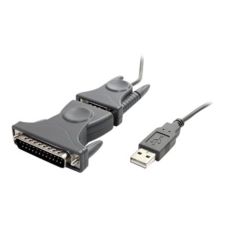 StarTech.com USB to Serial Adapter - 3 ft / 1m - with DB9 to DB25 Pin ...