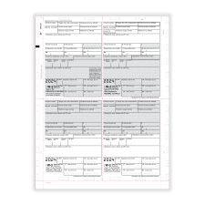 ComplyRight W-2 Tax Forms, Pressure Seal, 4-Up (Box Format), Copies B ...