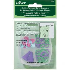 Clover Knitting Accessory Set For Beginners | OfficeSupply.com