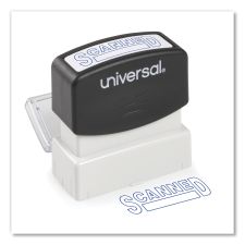 Universal Message Stamp, SCANNED, Pre-Inked One-Color, Blue ...