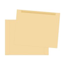 Quality Park Paper File Jackets, 9 1/2" x 11 3/4", Cameo, Box Of 100 ...