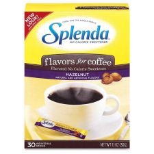 Splenda Hazelnut Flavors For Coffee Sweetener Stick Packets ...