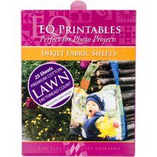 EQ Inkjet Printable Cotton Lawn Fabric Sheets 8.5"X11" | OfficeSupply.com