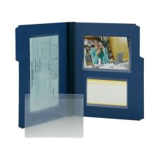 Smead Self-Adhesive Poly Pockets, 5-5/16" x 3-5/8", Clear, Index Card ...