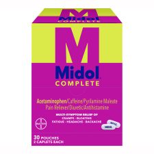 Midol Complete Menstrual Caplets, 2/Pack, 30 Packs/Box | OfficeSupply.com