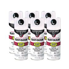Rust-Oleum Stops Rust 5-in-1 Spray Paint, Satin White, 12 oz Aerosol ...